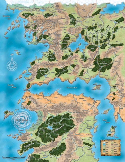 Sneak Peek: Map of Golarion | Paizo Blog