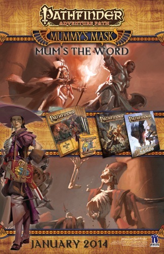 paizo.com - Pathfinder Adventure Path—Mummy's Mask Marketing Poster paizo.com - Pathfinder Adventure Path—Mummy's Mask Marketing Poster